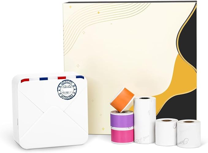 ASprink Mini Portable Sticker Printer Machine,M02S Thermal Mobile ...