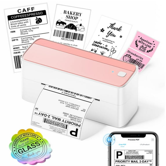 ASprink Shipping Label Printer - Bluetooth Thermal Label Printer for ...