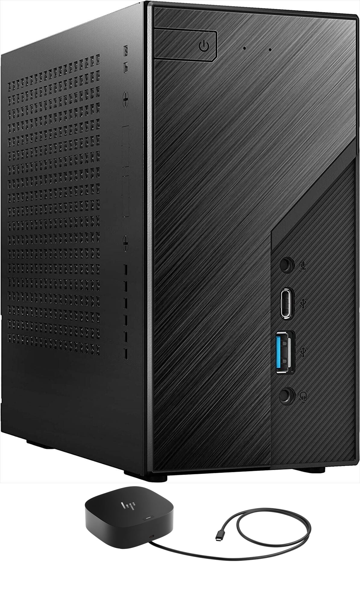 ASrock X300W Gaming Mini Desktop (AMD Ryzen 5 5600G 6-Core, AMD Radeon ...