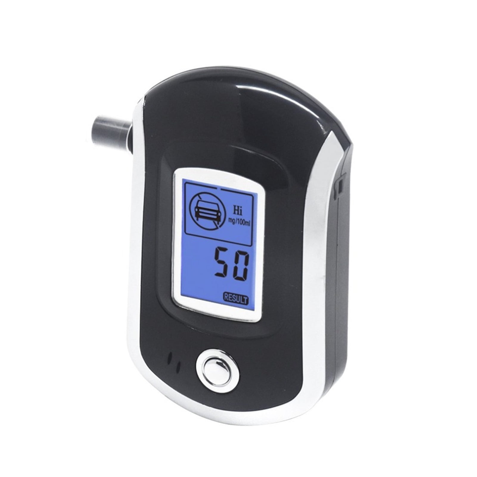 AT-6000 Alcohol Detector Digital LCD Screen Battery Power Hand-Hold ...