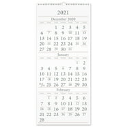 AT-A-GLANCE 3-Month Reference 14-Month Vertical Wall Calendar, 12" x 27 ...