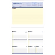 AT-A-GLANCE Financial Desk Calendar Refill, 3 1/2 x 6, White, 2018 ...