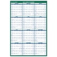 AT-A-GLANCE 2024 Oversized Office Wall Planner, Monthly Erasable and ...