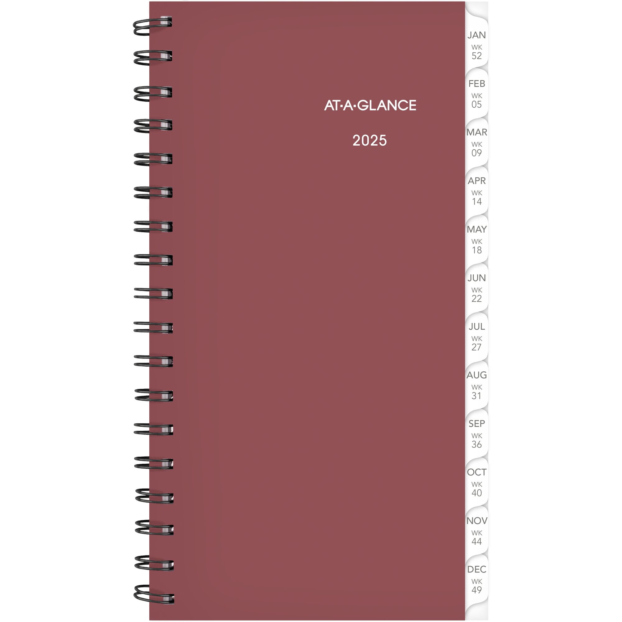 AT-A-GLANCE 2025 Weekly Planner Refill Wirebound Pocket 3 14 x 6 12 ...