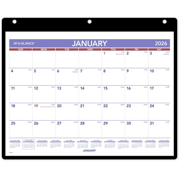 AT-A-GLANCE 2026 Yearly Wall Calendar Extra Large 24 x 36 - Wall ...
