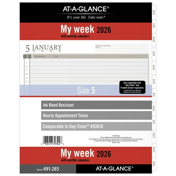 Day Runner Planner Refills