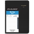 AT-A-GLANCE 2027 Daily Half-Hour Appointment Book Planner Black Small 5 ...