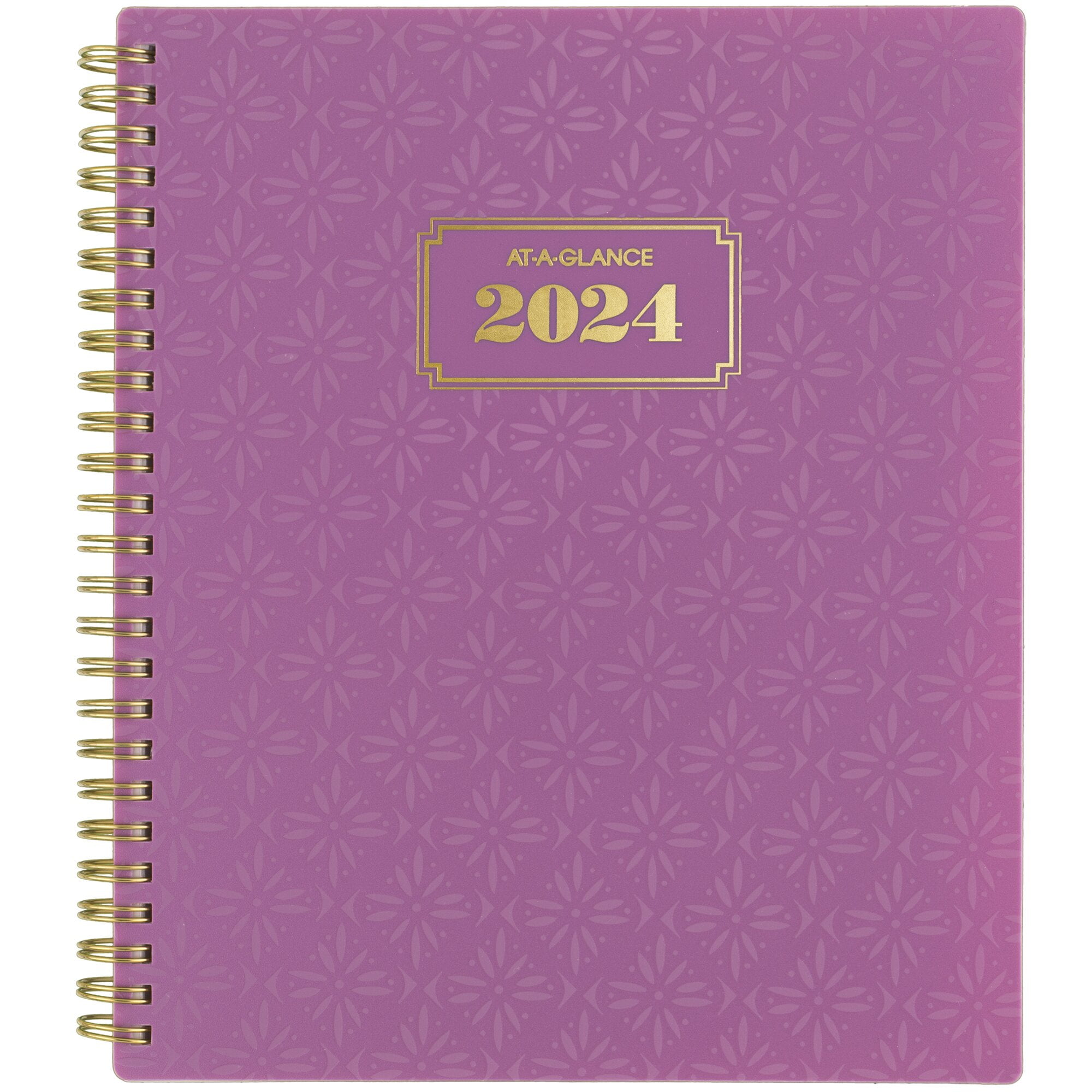 At-A-Glance Badge 2024 Weekly Monthly Planner, UV Tile, Medium, 7" x 8 ...