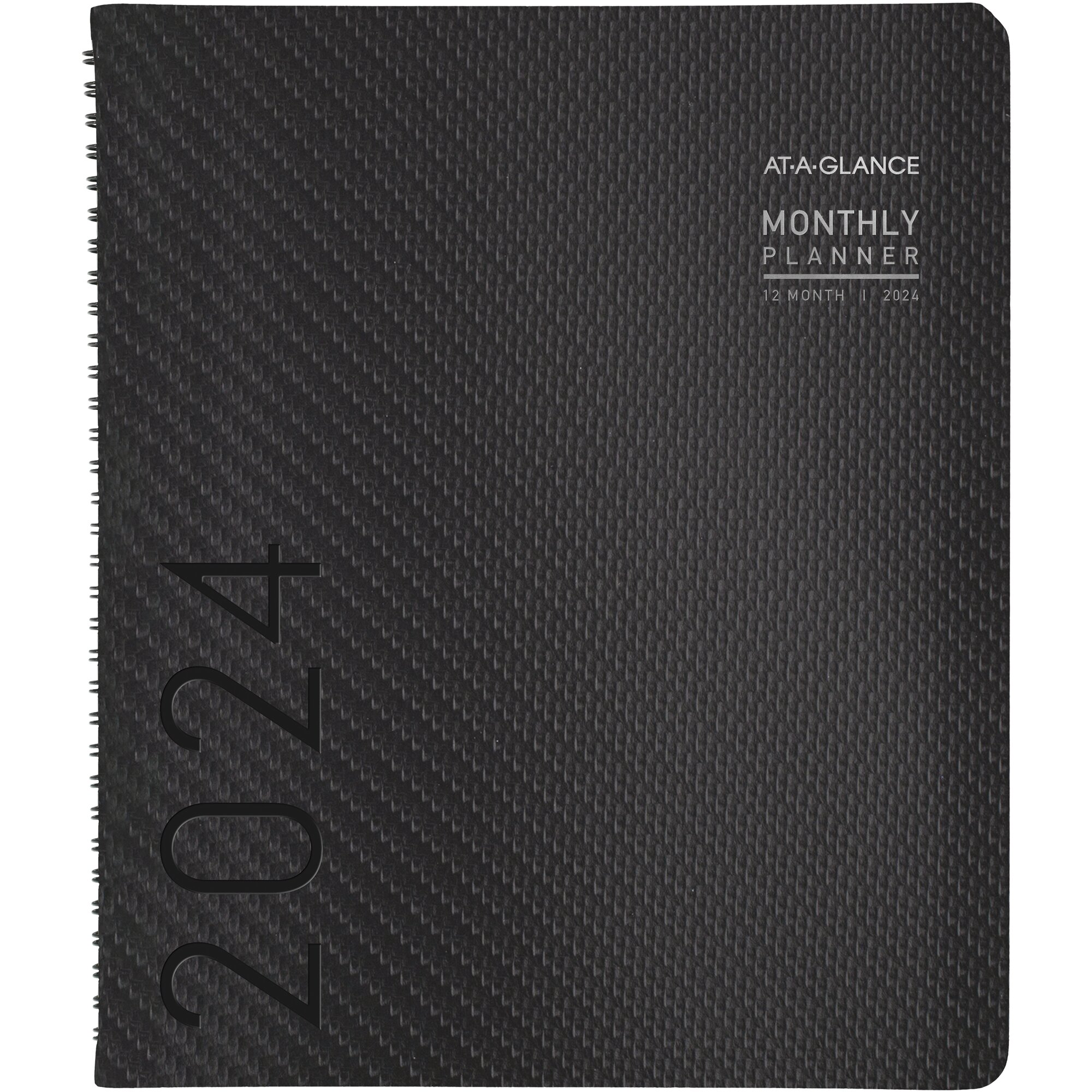 AT-A-GLANCE 2024 Monthly Planner, Charcoal Large 9 x 11, Planning ...
