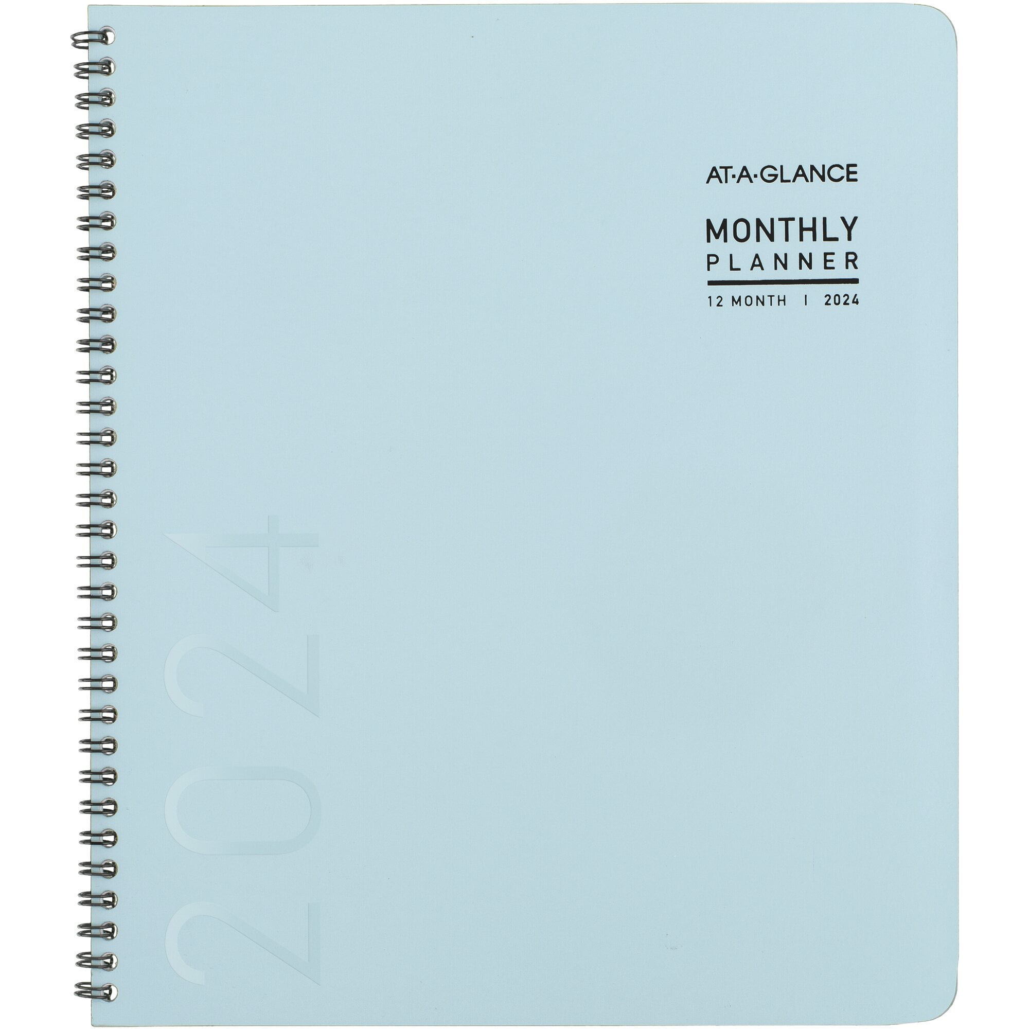 AT-A-GLANCE Contemporary Lite 2024 Monthly Planner Sky Blue Large 9 x ...