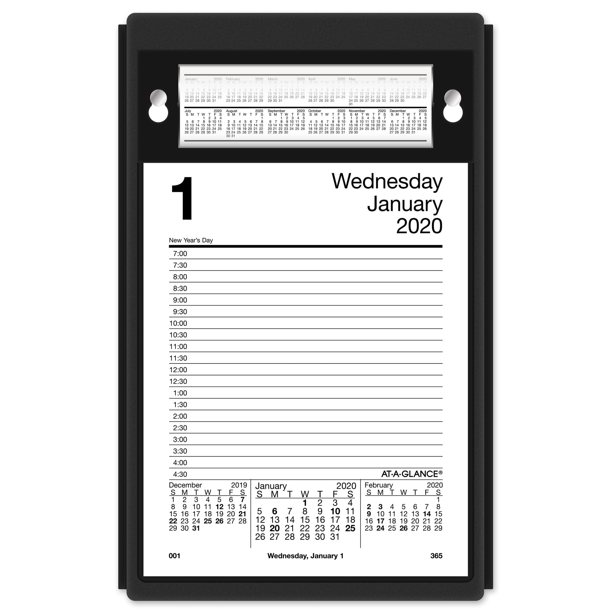 AT-A-GLANCE Daily Pad Style Desk Calendar Refill - Calendars - Walmart.com