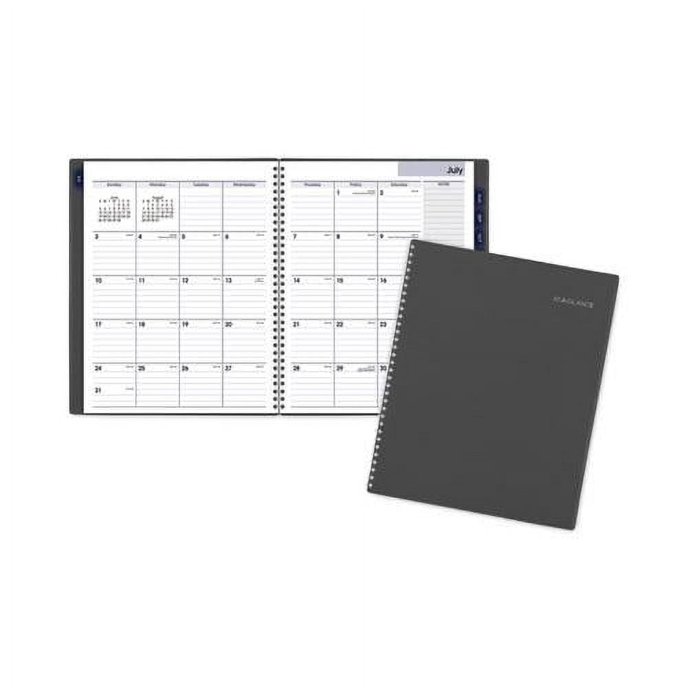 AT-A-GLANCE DayMinder Academic 2023-2024 Monthly Planner Charcoal Large ...