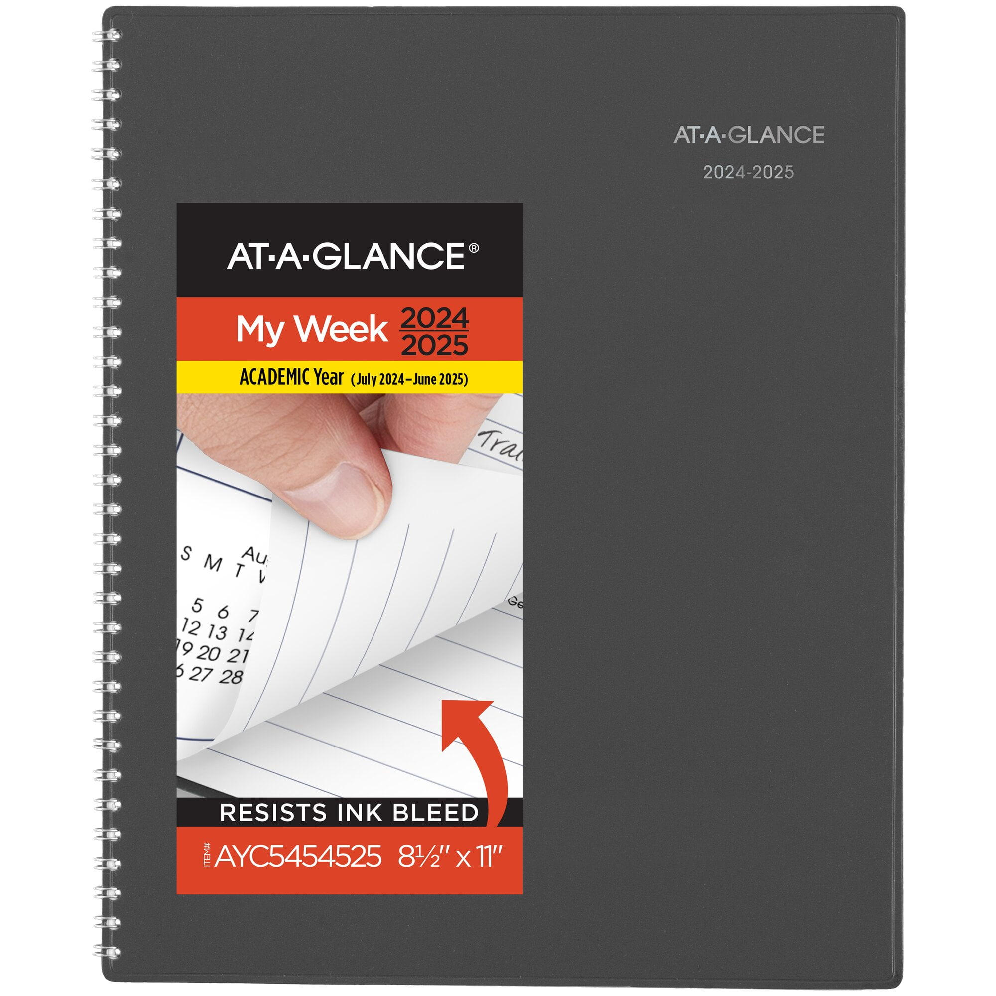 AT-A-GLANCE DayMinder Academic Planner 2024-2025, Weekly Monthly Layout ...