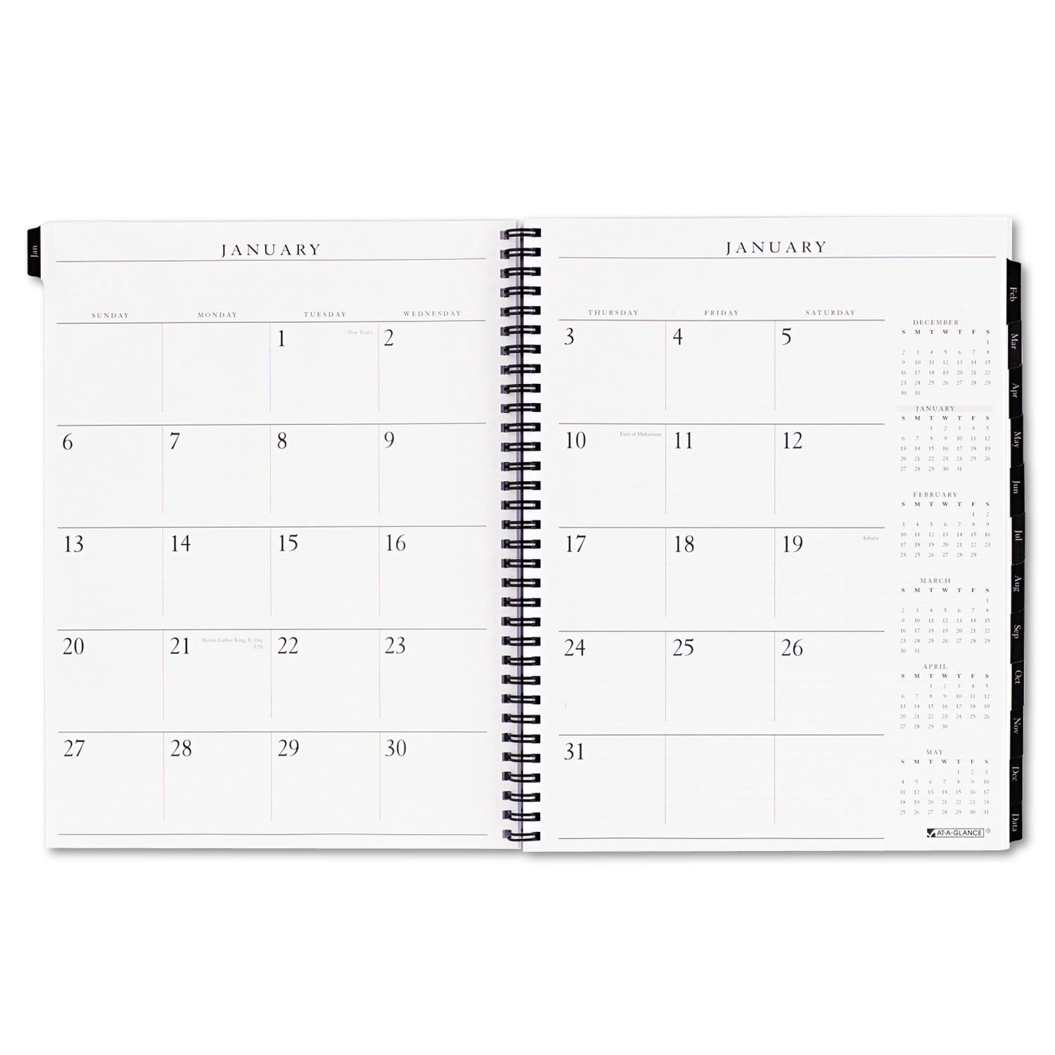AT-A-GLANCE Executive Weekly/Monthly Planner Refill, 15-Minute, 8 1/4 x ...