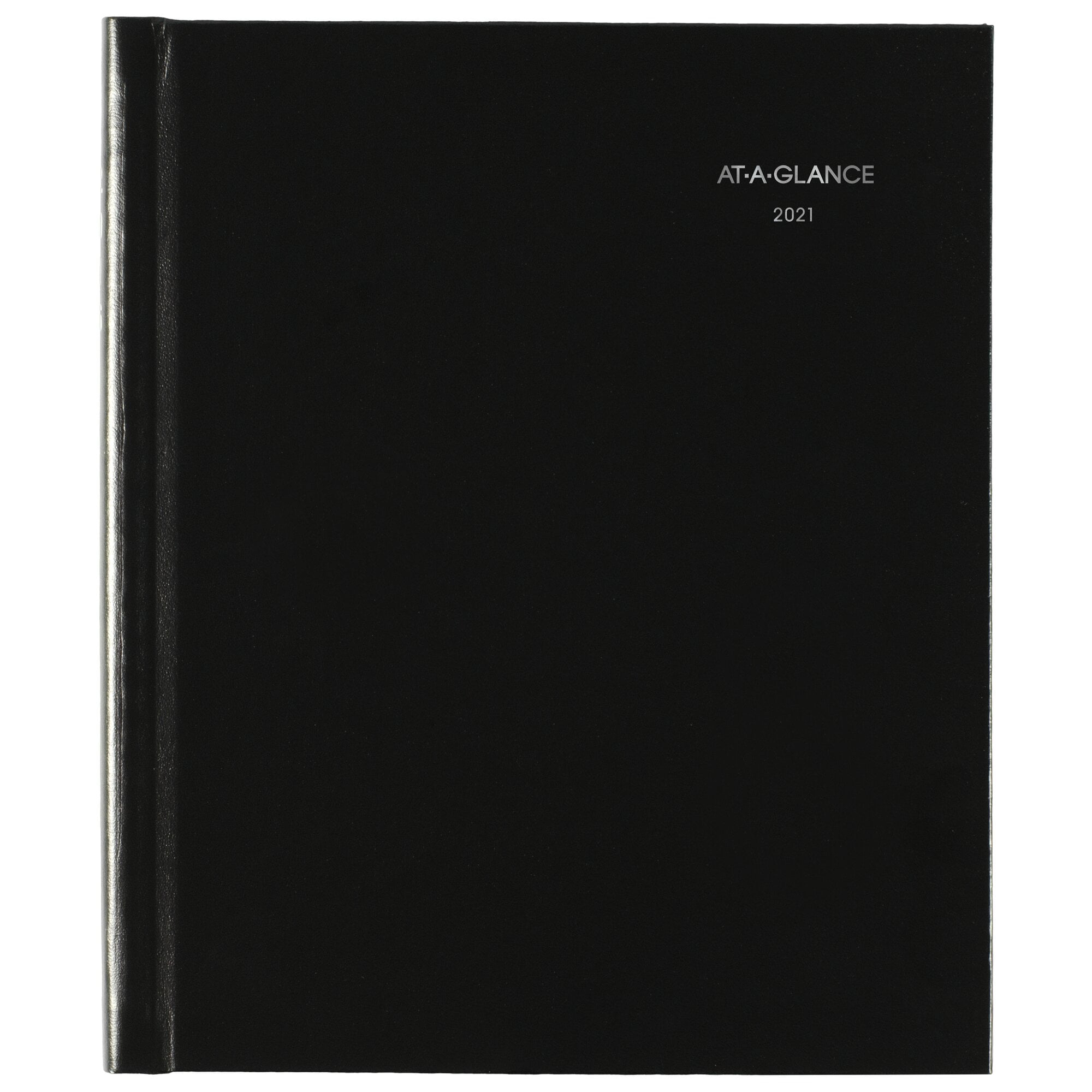 AT-A-GLANCE Hard-cover Monthly Planner, 8.5" x 7", Black, 2021 ...