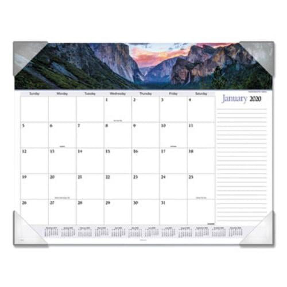 AT-A-GLANCE 2020 Desk Calendar, Desk Pad, 21-3/4" x 17", Standard ...