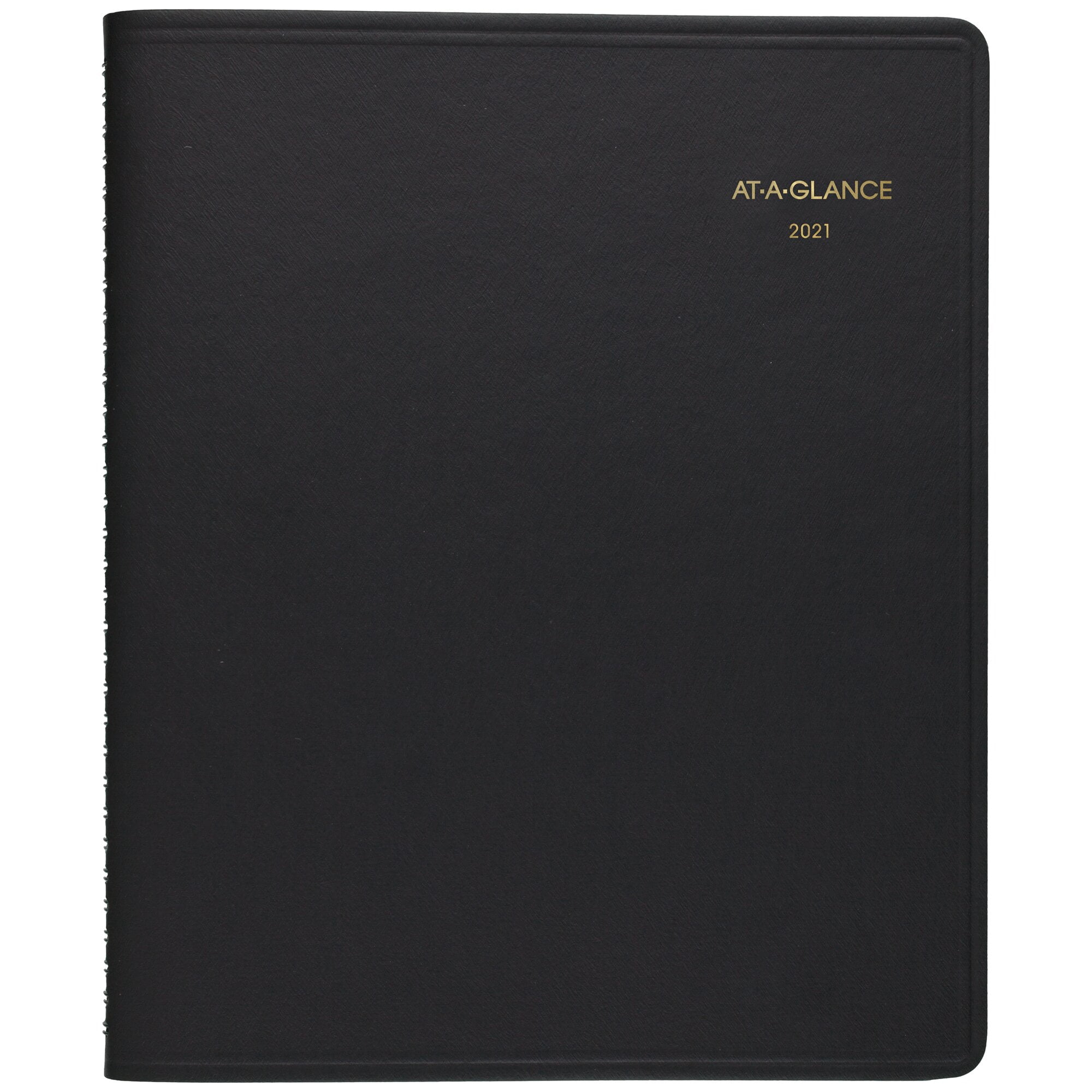 AT-A-GLANCE Monthly Planner, 8.75" x 7", Black, 2021 Aag7012005 ...
