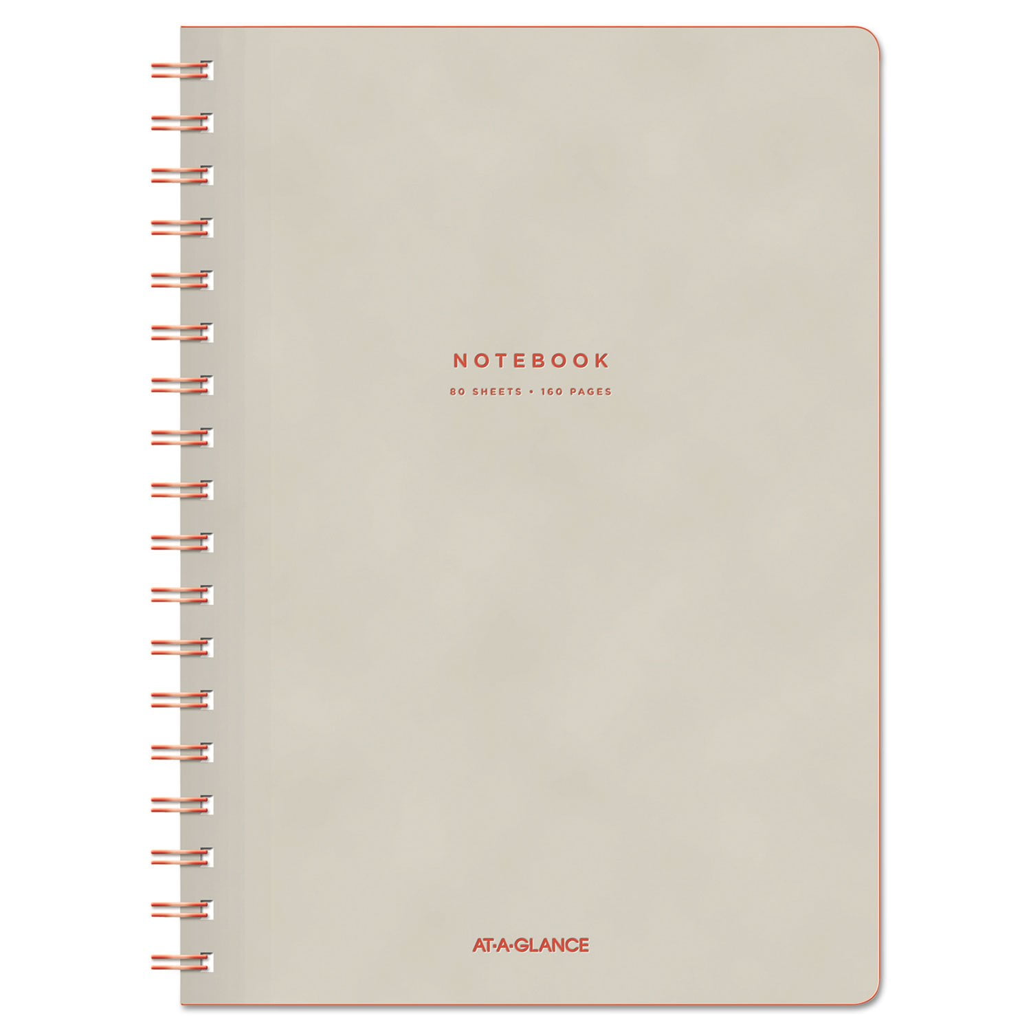 AT-A-GLANCE Notebook, Twinwire, Ruled, 80 Sheets, 9-1/2 x 7-1/4 ...