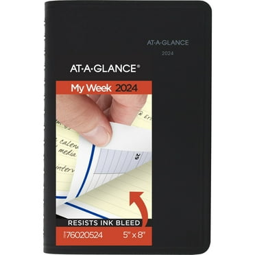 Weekly Appointment Book,14 Month Jul-Aug,8-1/4"x10-7/8",BK AAG7095705 ...