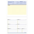 AT-A-GLANCE Weekly Desk Calendar Refill 5 1/2 x 7 Small 12 months 2026 ...