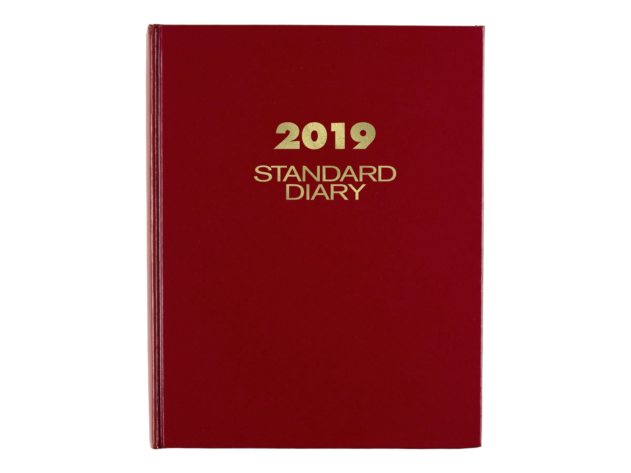 AT-A-GLANCE Standard - Diary - 2019 - day to page - casebound ...