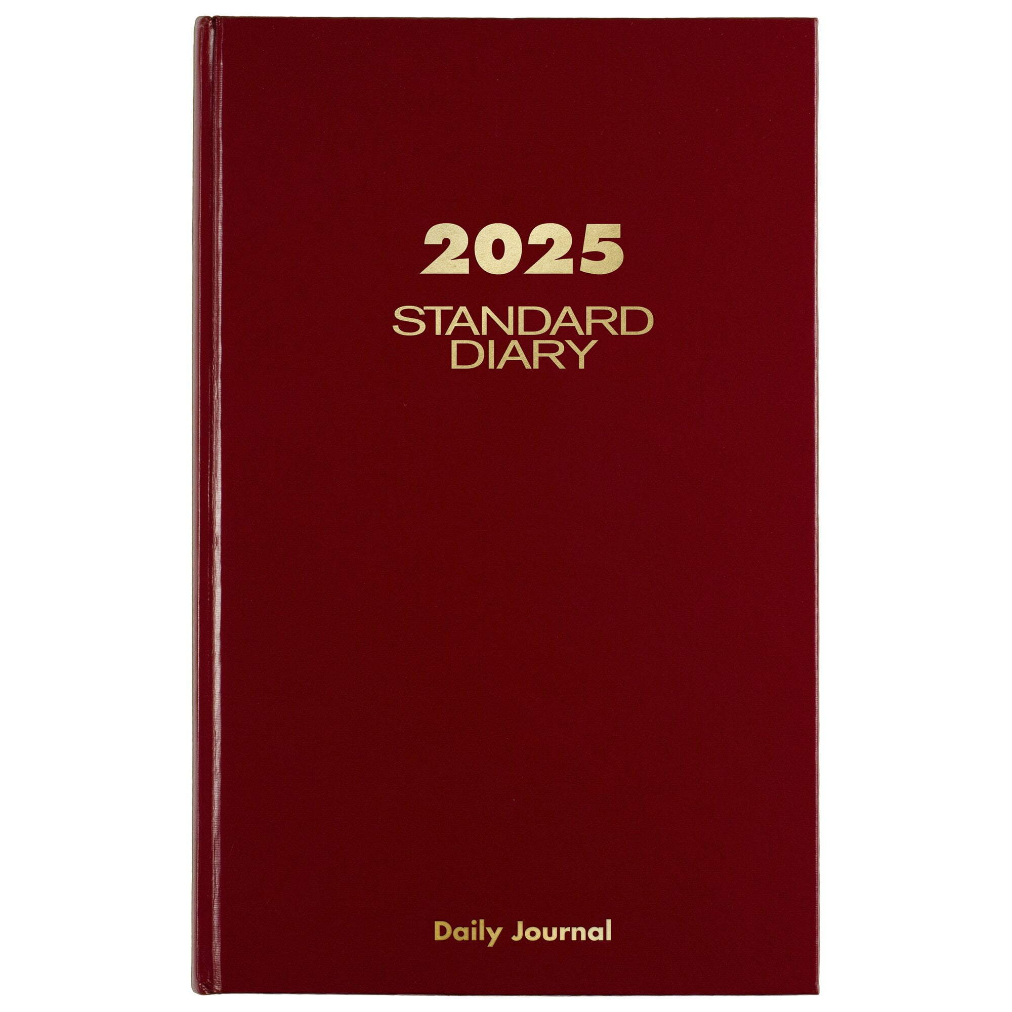 AT-A-GLANCE Standard Diary 2025 Daily Diary Red Large 7 34 x 12 - Daily ...