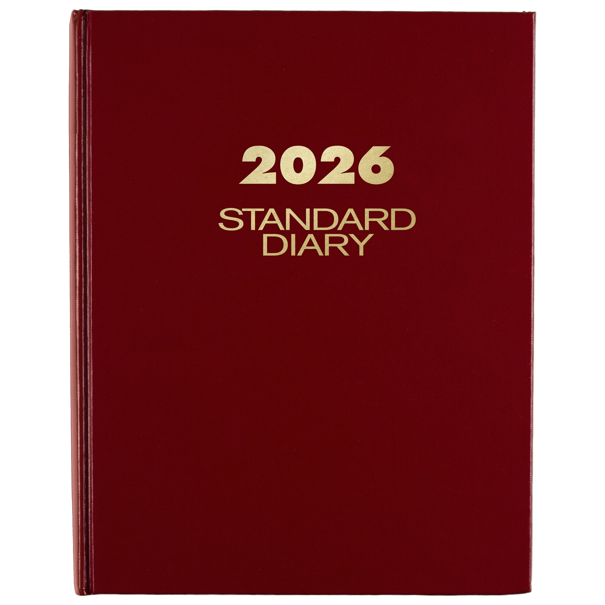 AT-A-GLANCE Standard Diary 2026 Daily Diary Red Medium 7 12 x 9 12 ...