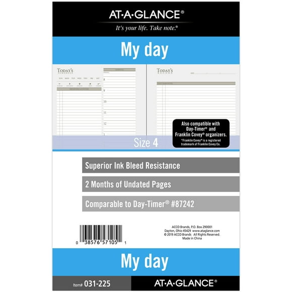 Day Runner Planner Refills