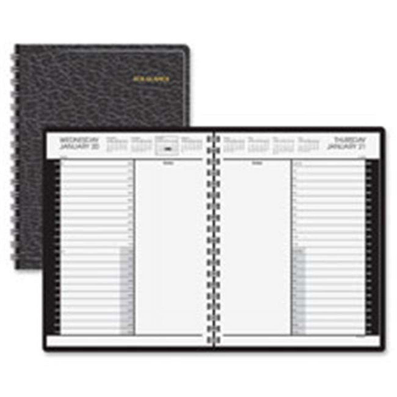 AT-A-Glance Professional 24 Hour Appointment Book, Black - 8.5 x 11 in ...
