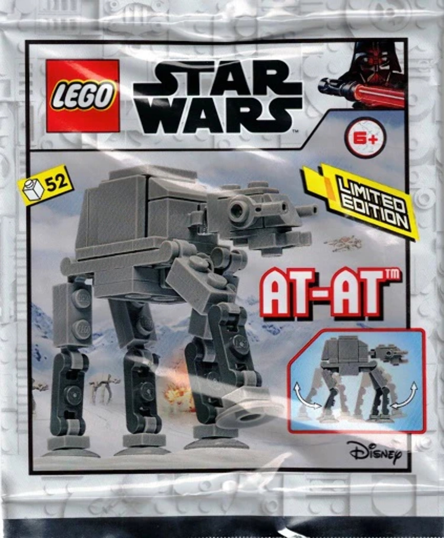 AT-AT - LEGO Star Wars Foil Pack Set (912282) - Walmart.com