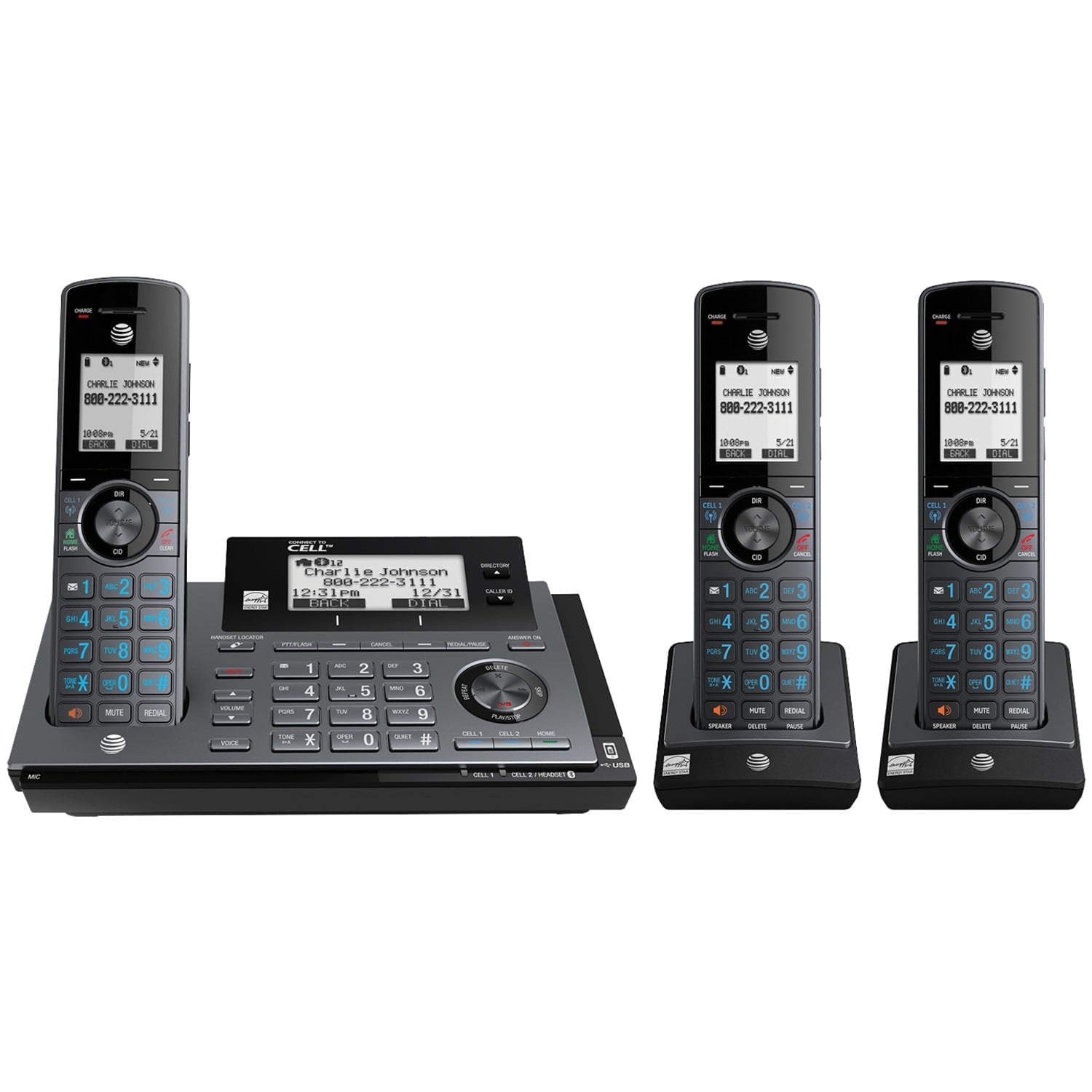 AT&T 3 Handset System with Blocker - Walmart.com