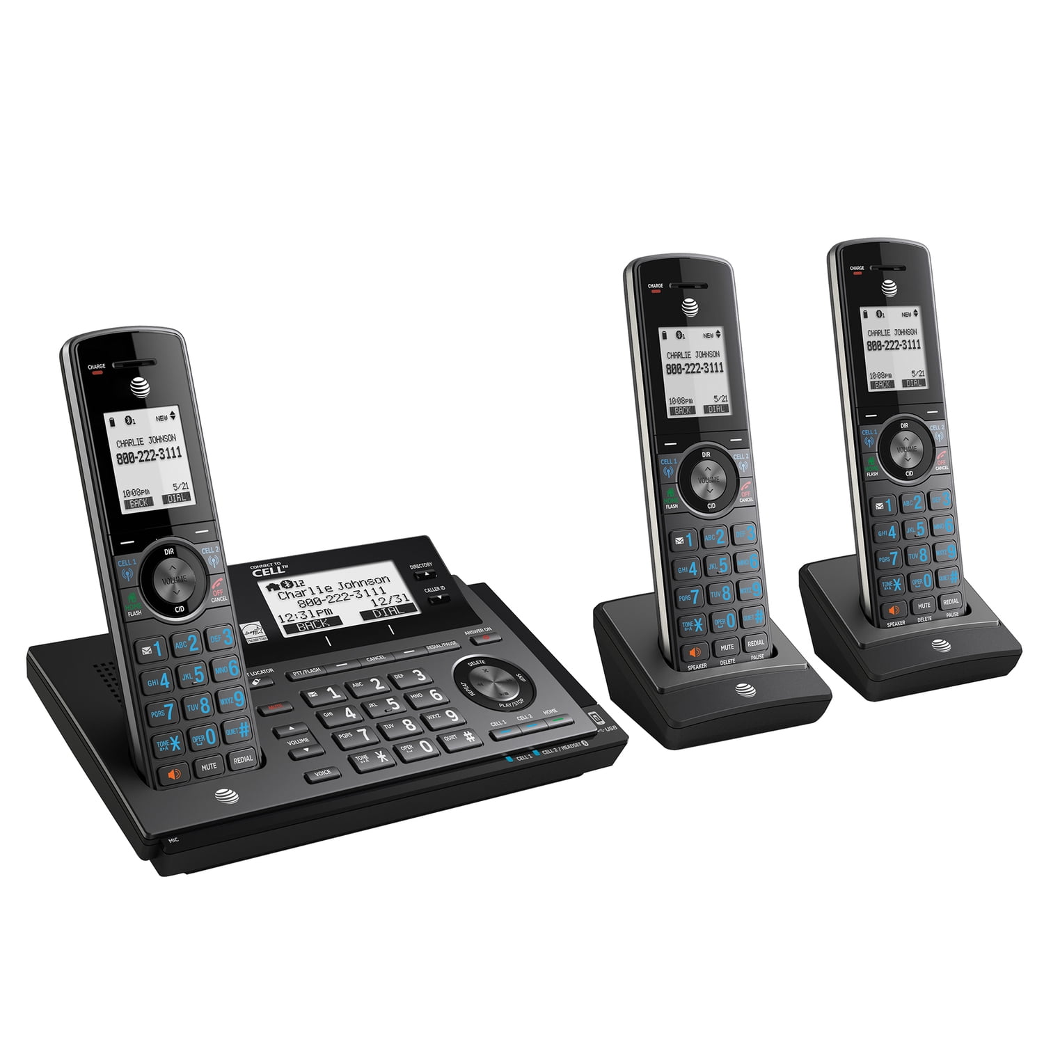 AT&T 3 Handset System with Blocker - Walmart.com