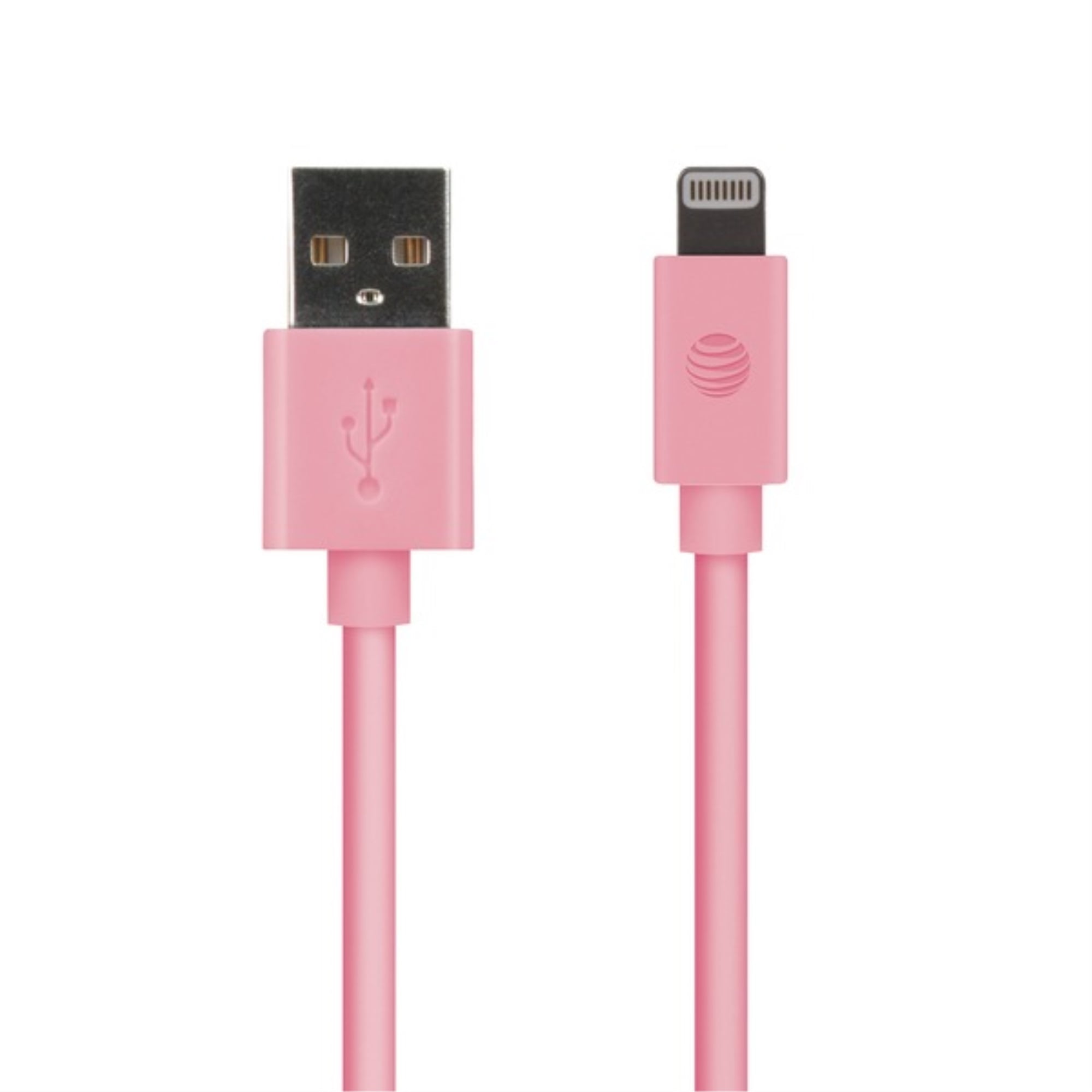 AT&T 4-Foot 5 Volt PVC Charge And Sync Lightning Cable - Walmart.com