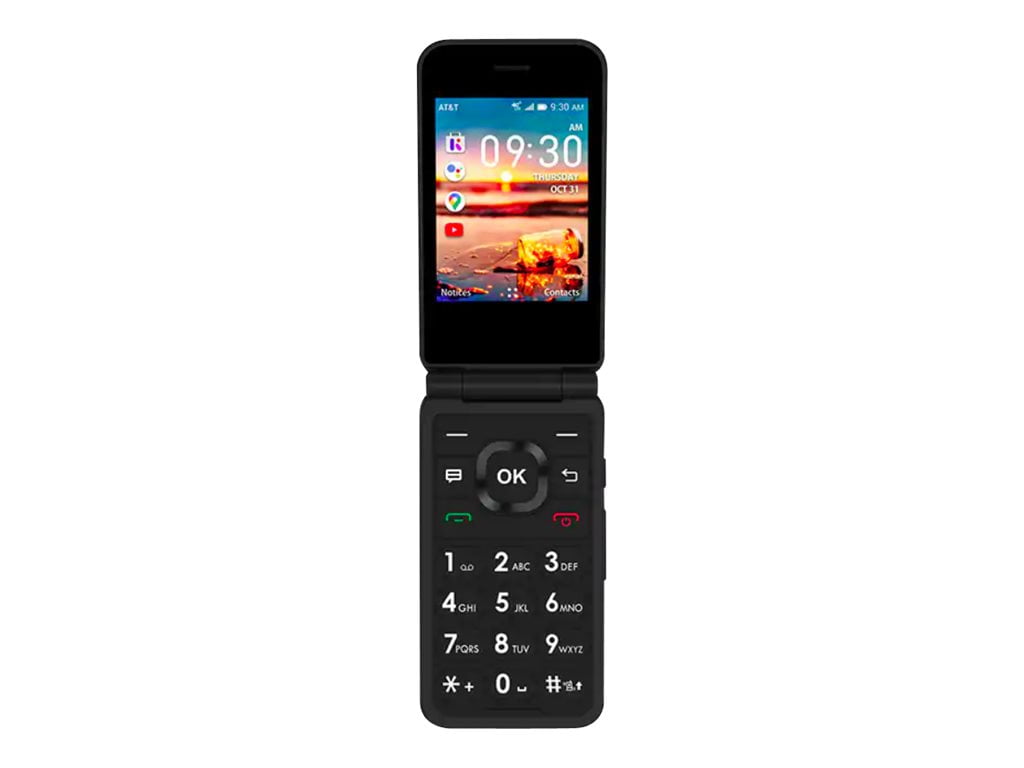 Alcatel AT&T Cingular Flip IV, 4G Feature Phone, 4 GB, 2 MP Camera ...
