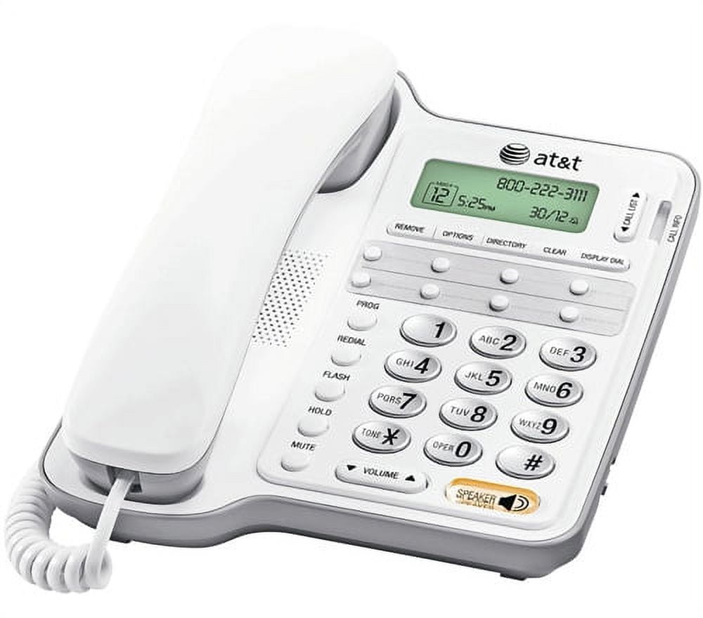 AT&T CL2909 Home Telephone, Corded Speakerphone with Large Buttons ...