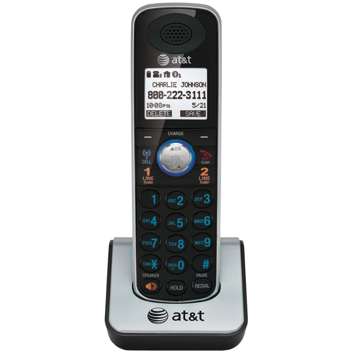 AT&T Cordless Phone Accessory Handset with Caller ID & Call Waiting for ...