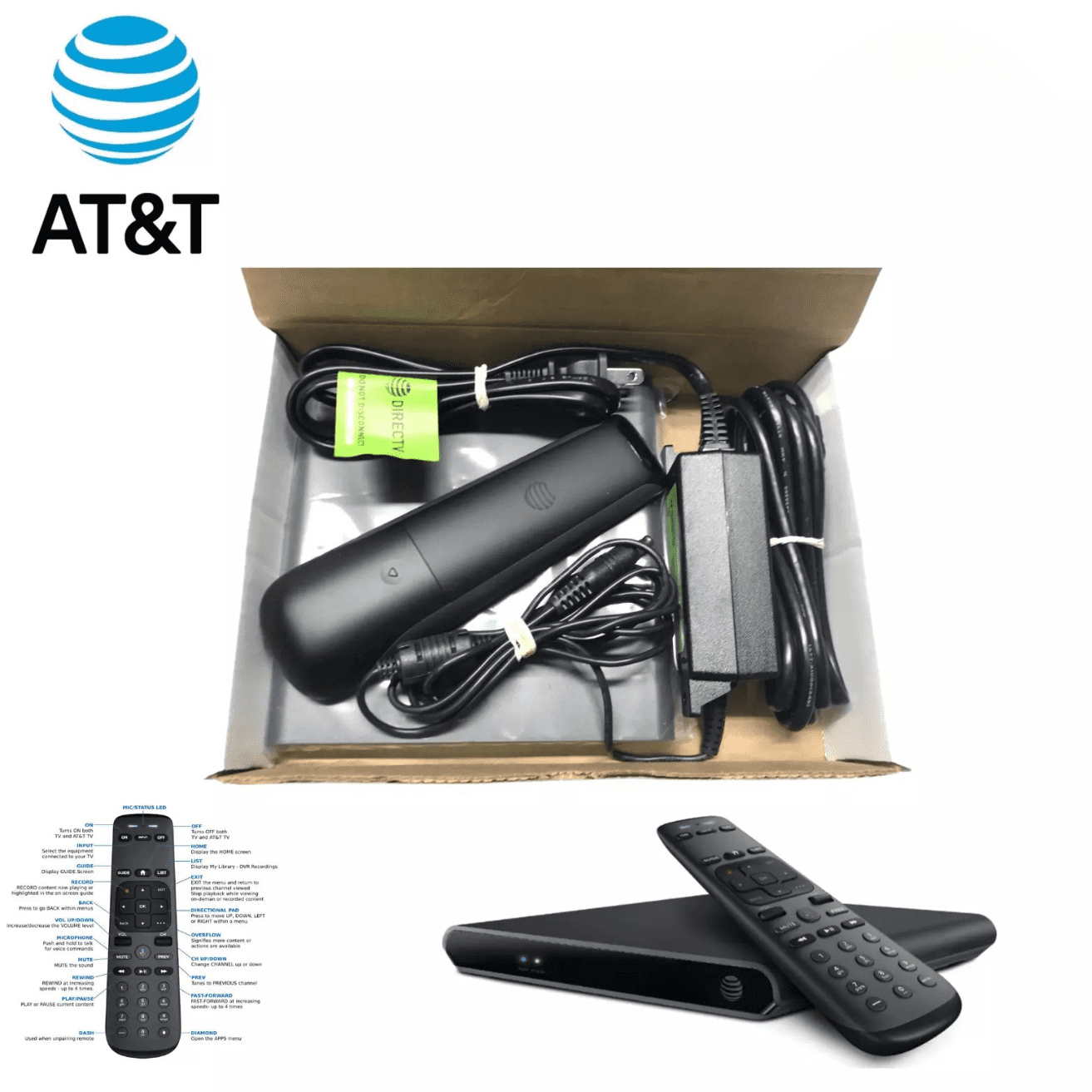 AT&T DirecTV Now Android TV Wireless 4K OTT Client Streaming Player C71KW-400 - Walmart.com