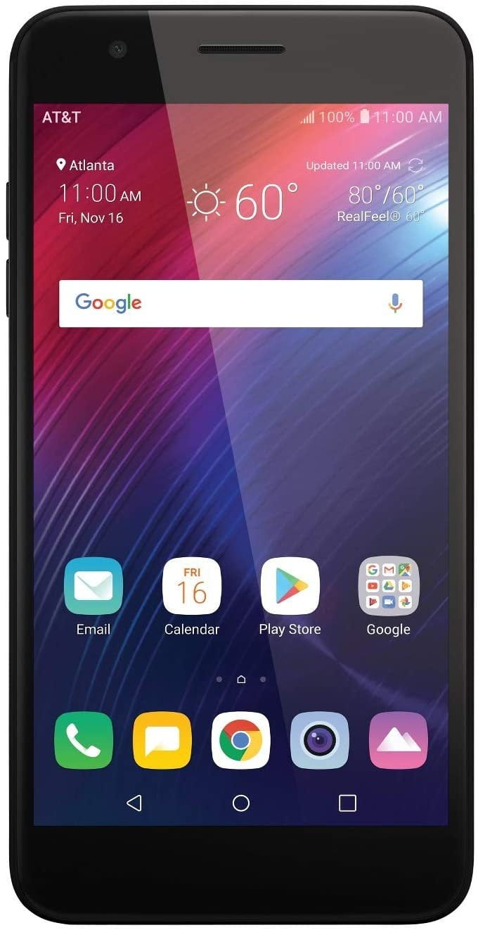 AT&T LG Phoenix Plus 16GB Smartphone (Prepaid), Black - Walmart.com
