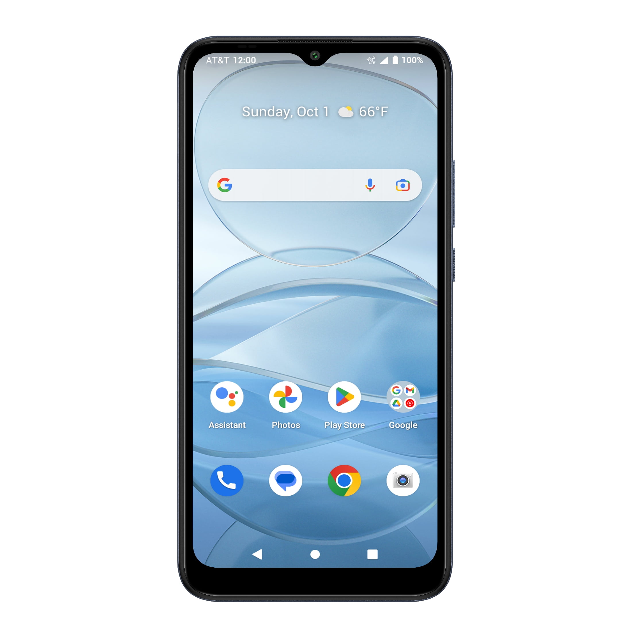 AT&T Motivate 4 Prepaid Smartphone, 32GB, Apex Blue with 6.5” HD+ ...