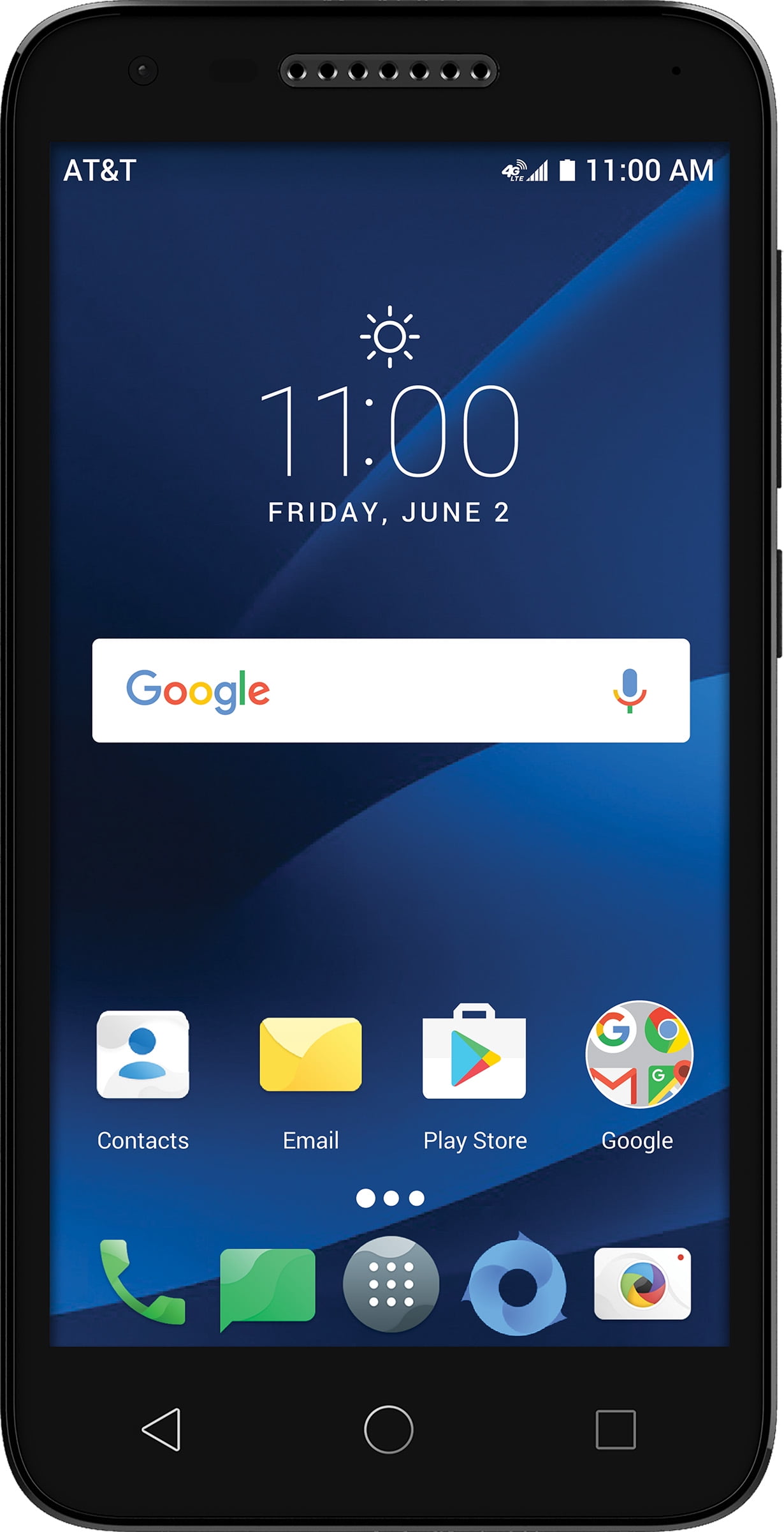 AT&T PREPAID Alcatel idealXCITE 8GB Prepaid Smartphone, Black - Walmart.com