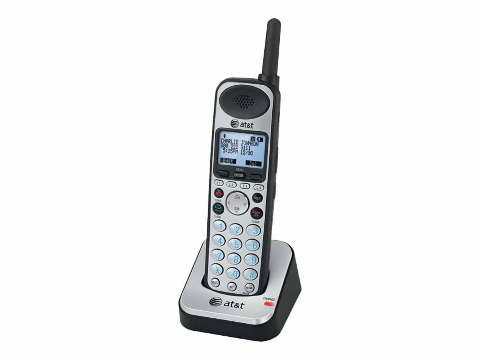 AT&T Multi-System Accessory Handset, SB67108 Black/Silver 4-Line ...