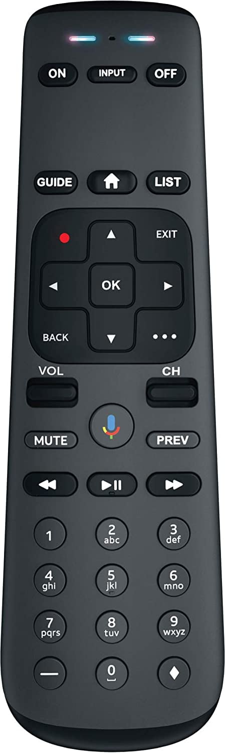 AT&T TV Remote Control, RC82V, Voice Activated, IR RF Recognition ...