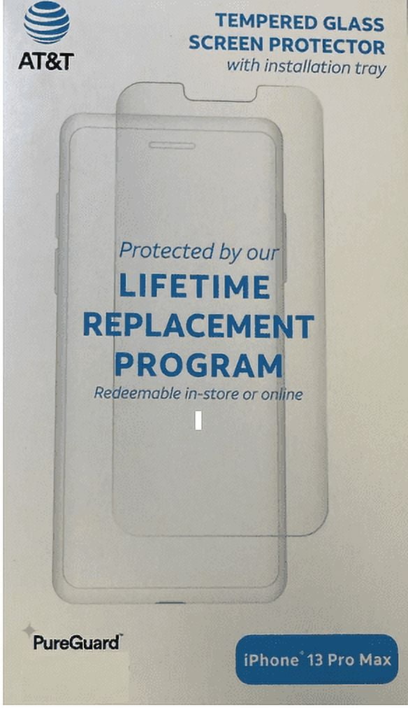 AT&T Tempered Glass Screen Protector For iPhone 13 Pro Max - Walmart.com