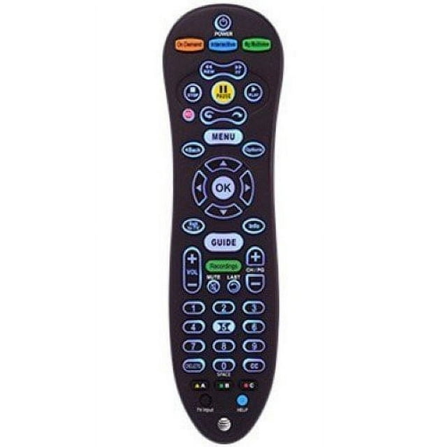 AT&T U-VERSE S30 UNIVERSAL REMOTE CONTROL BLUE BACK LIGHT CY-RC1057-AT ...