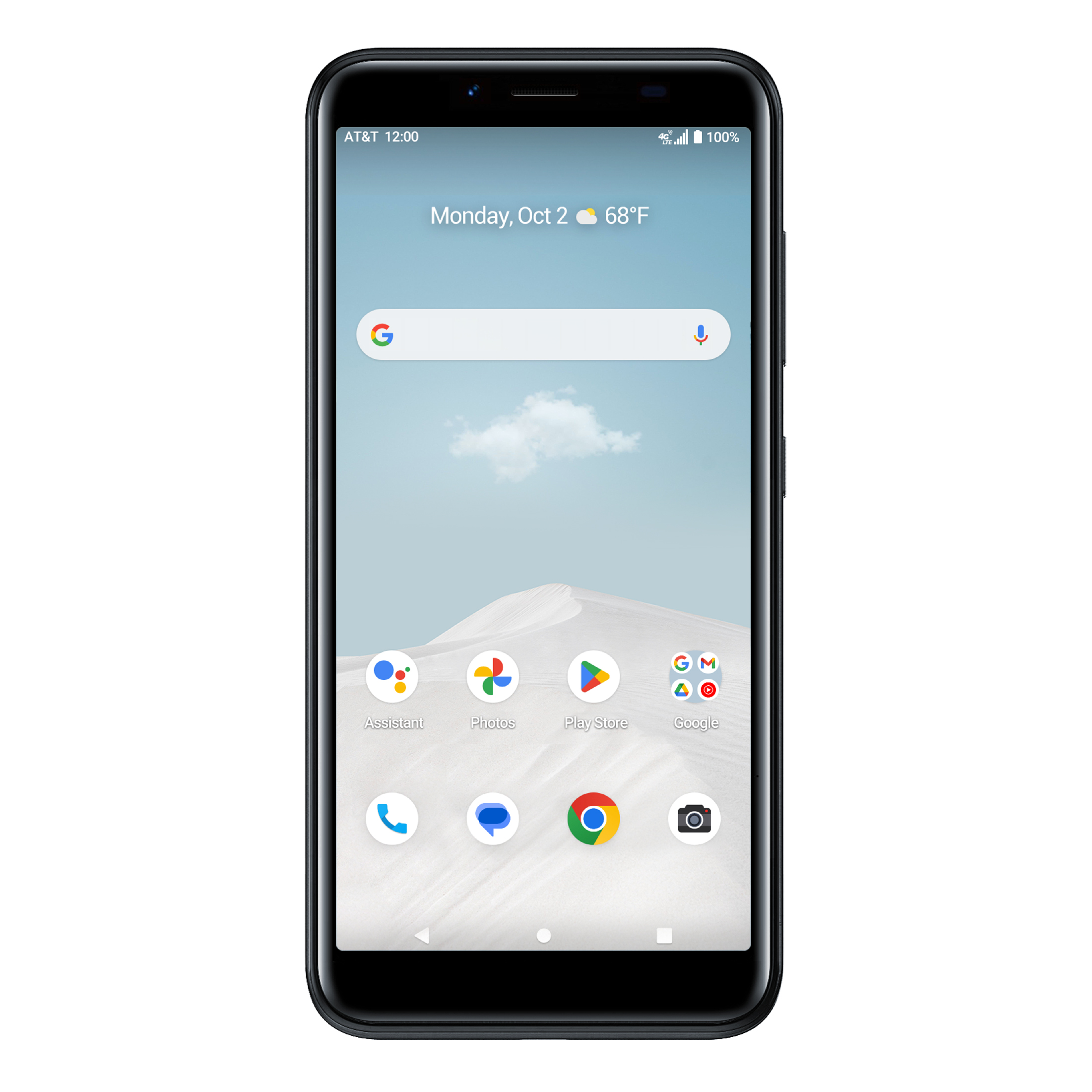 AT&T Prepaid LG Phoenix 4 16GB Prepaid Smartphone, Black - Walmart.com