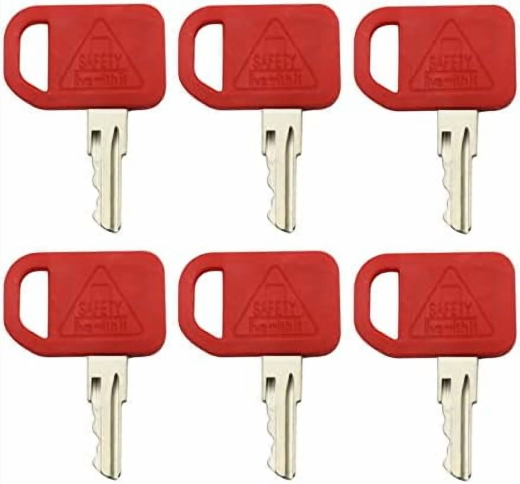 AT195302 6PCS Ignition Keys AR51481 Replacement for Jo-hn Deere Heavy ...