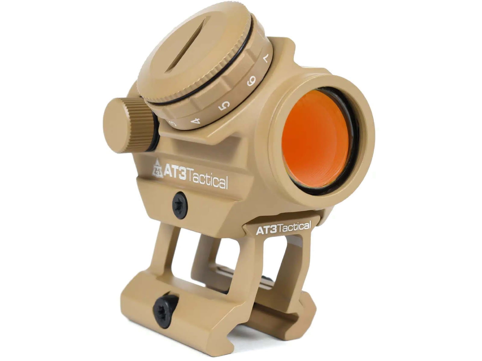 AT3 1x23mm Micro Red Dot Reflex Sight, 2 MOA Red Dot, 1'' Height Riser ...