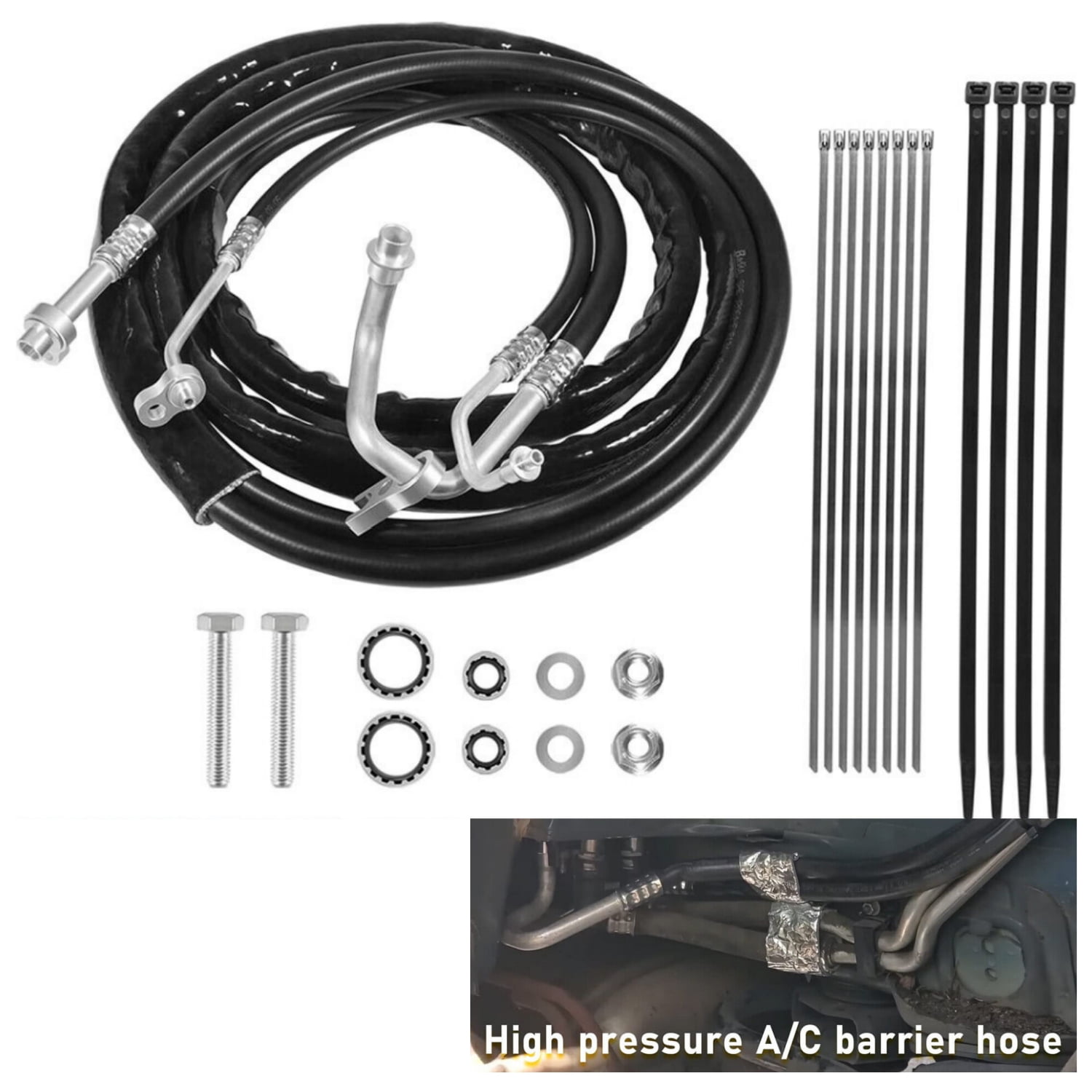 AT34653 Rear AC Line Replacement Lines For Acadia Traverse Enclave 2007 ...