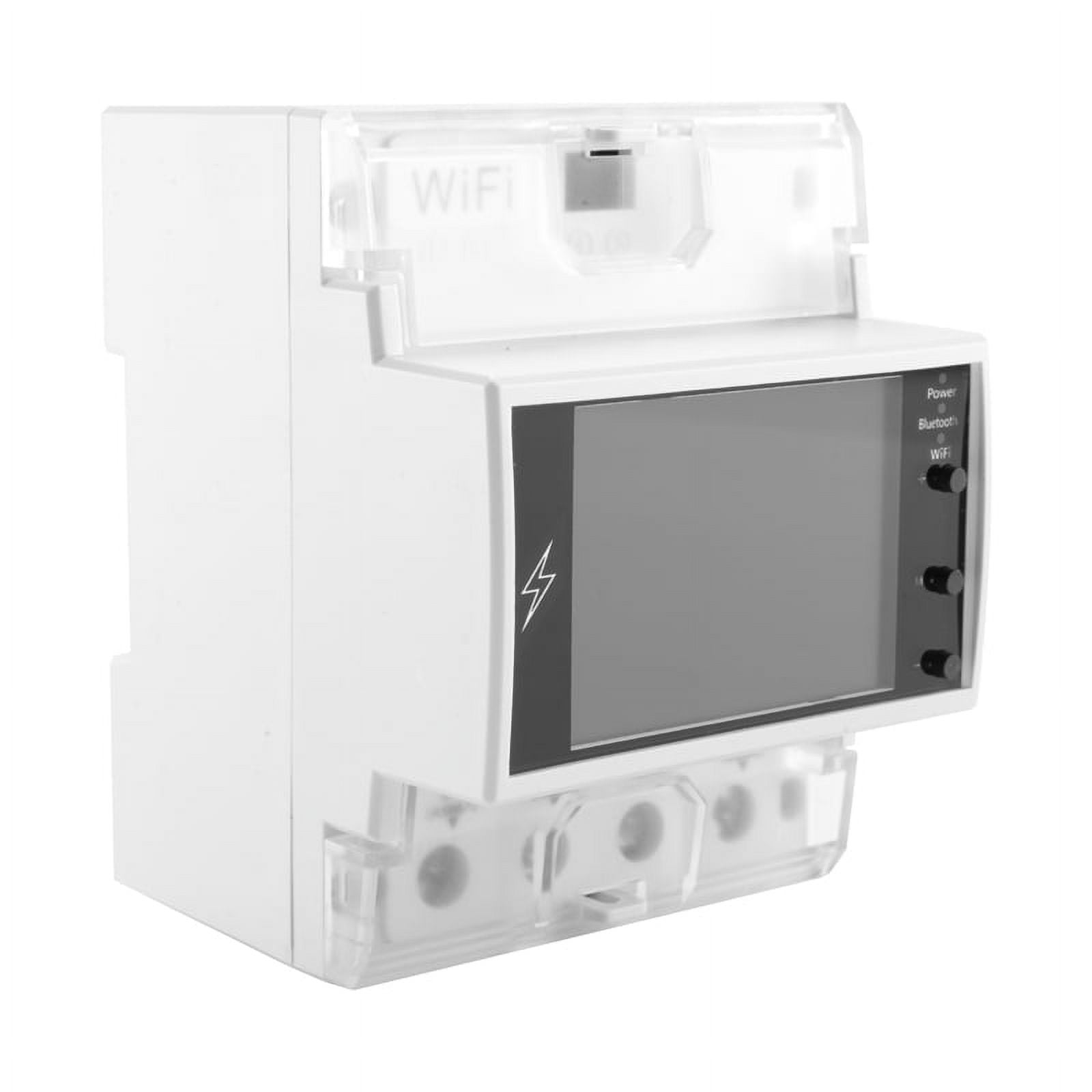 AT4PW 100A Tuya WIFI Din Rail Smart Meter AC 220V 110V Meter Voltage ...