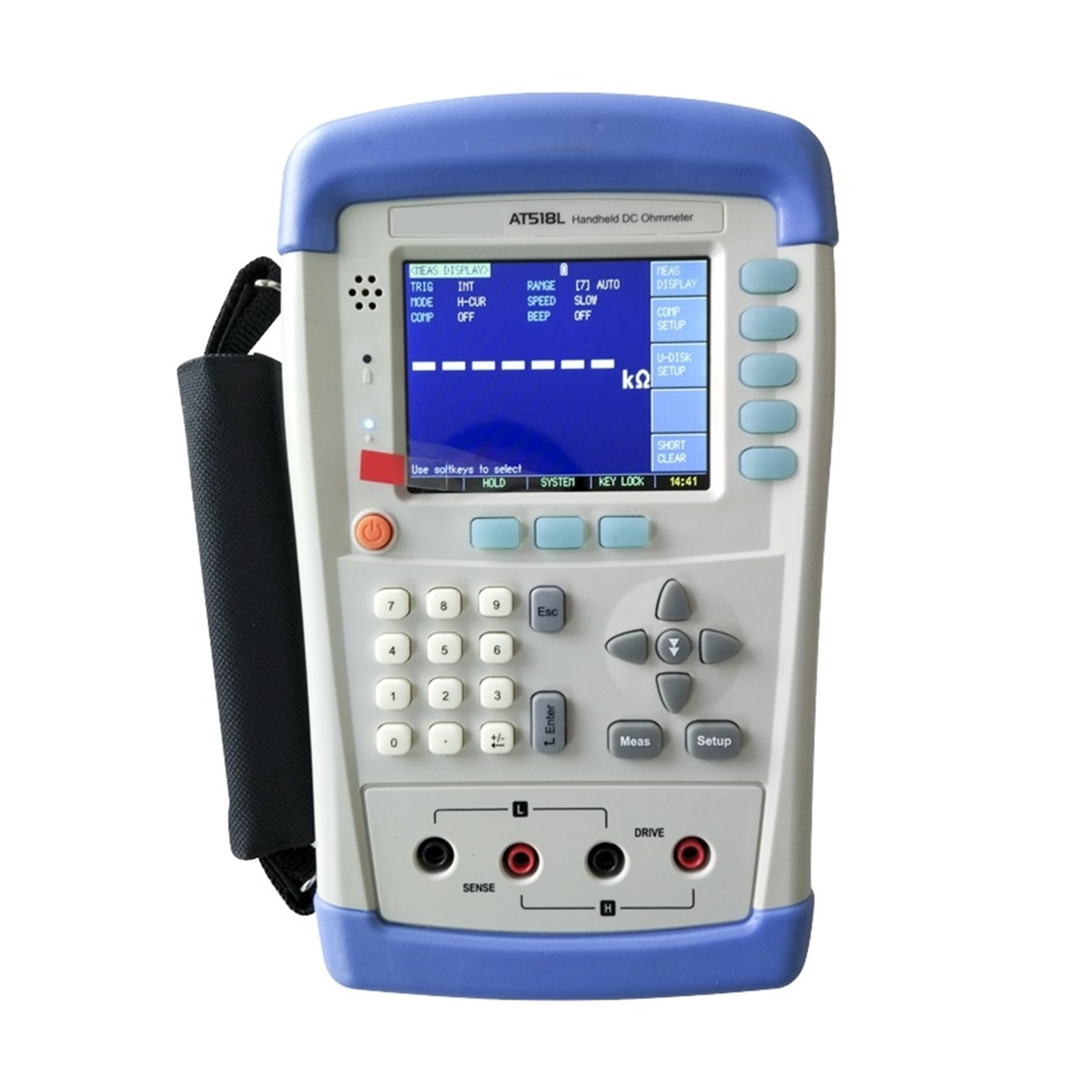 AT518L Handheld DC Resistance Tester Micro Ohmmeter With 10-200K ...